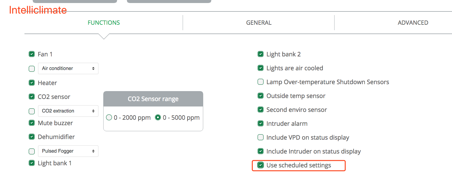 Setting up the Schedule Function